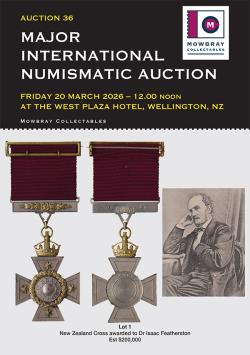 Mowbray Collectables | Public Numismatic and Stamp Auctions